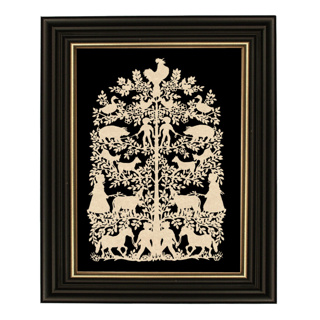 10″ x 12″ Farm Animals Scherenschnitte Paper Cutting – Madison Bay Company