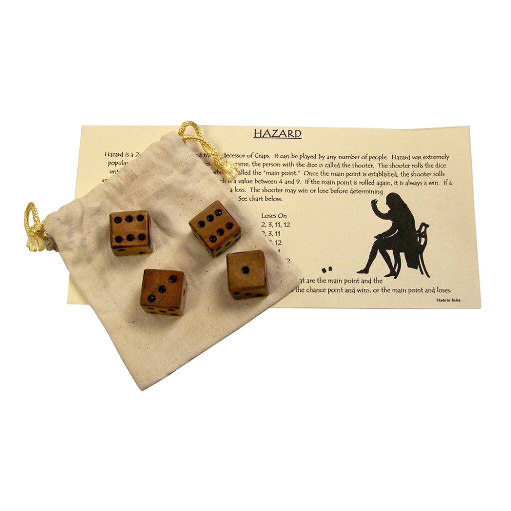 Hazard Dice Game in Cloth Bag- Antique Vintage Style – Madison Bay Company