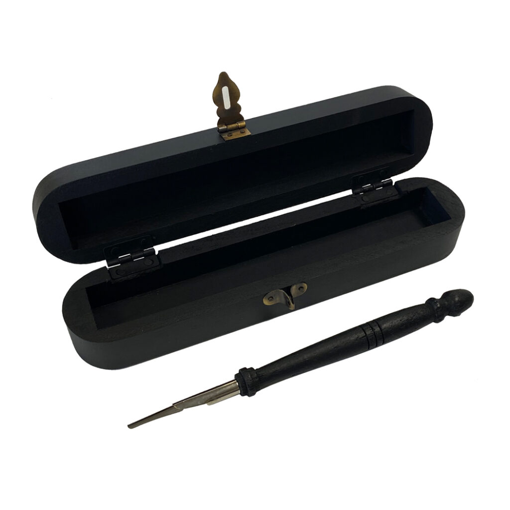 8″ Black Single Pen Box with Wood Nib Pen – Madison Bay Company
