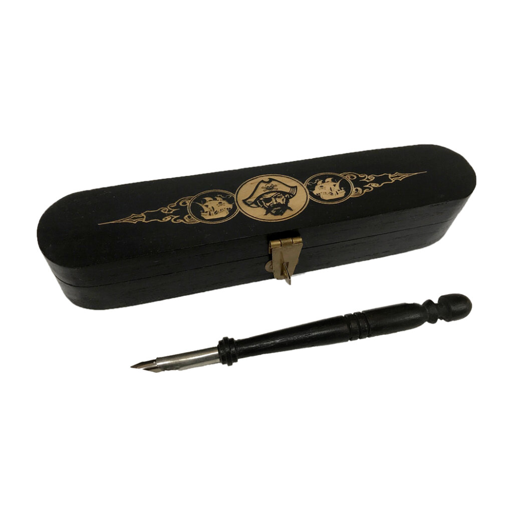 8″ Pirate Black Single Pen Box – Madison Bay Company