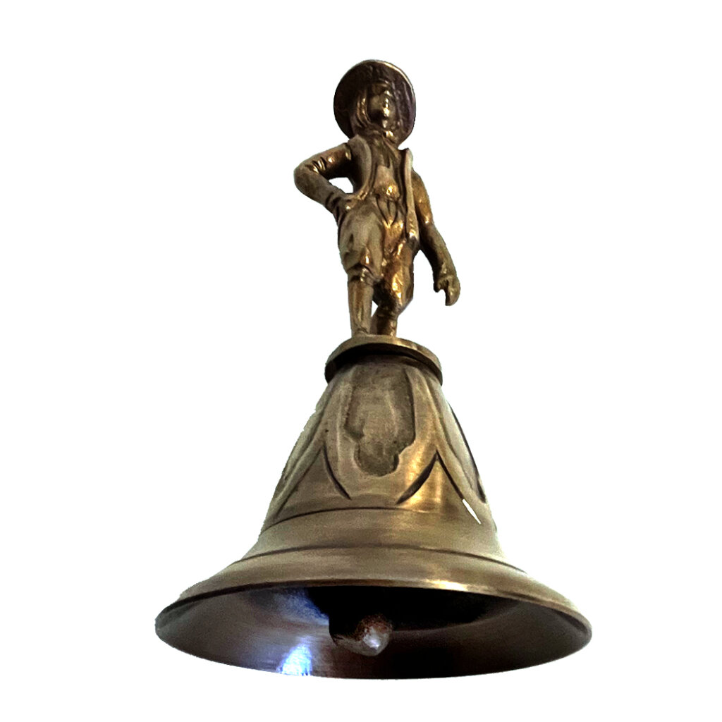 Antiqued Brass Colonial Man Table Bell – Madison Bay Company